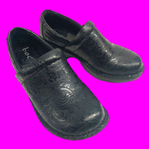 boc | Shoes | Boc Peggy Clogs Concept Black Tooled Nursing Work Shoes ...